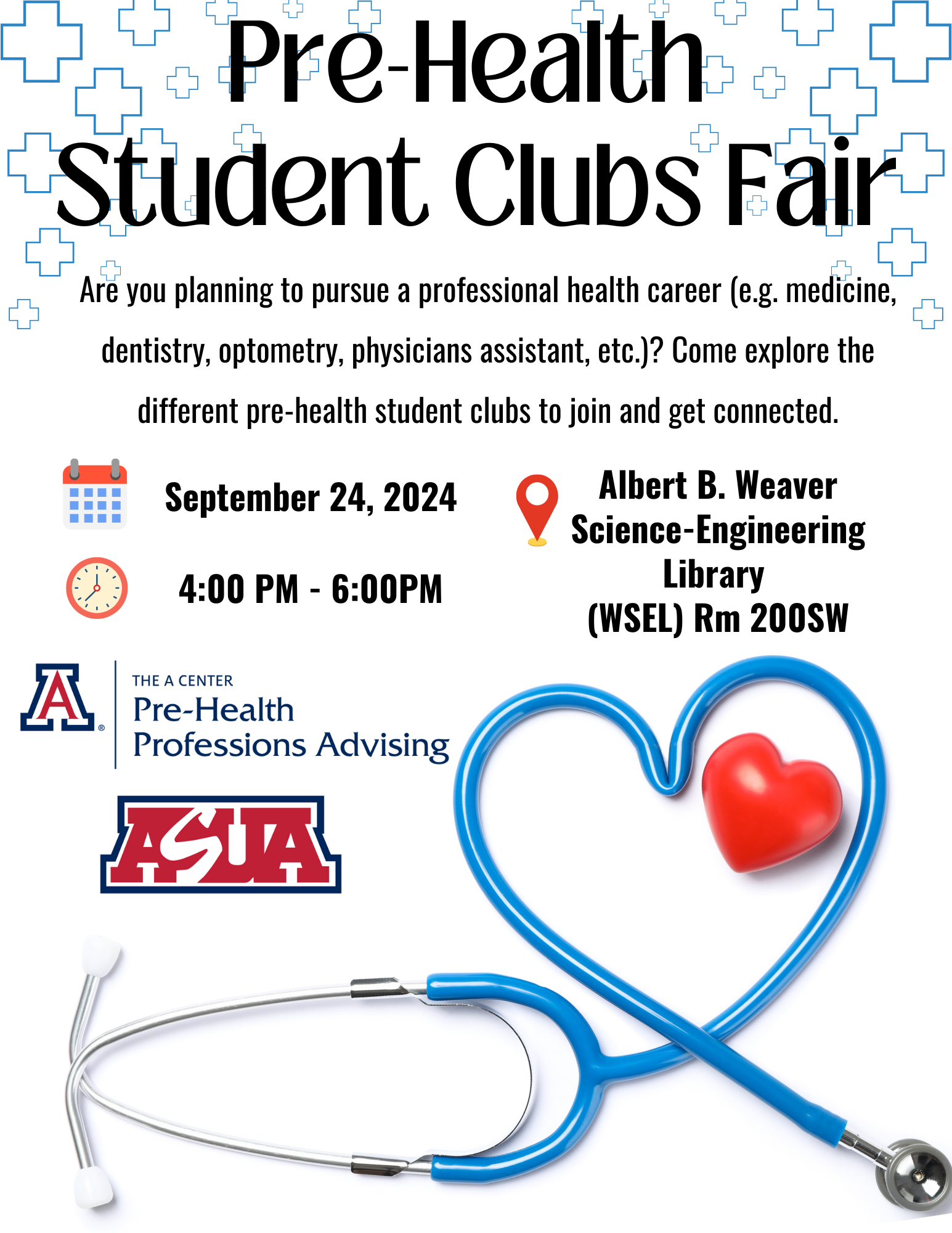 Pre-Health Student Clubs Fair | The A Center